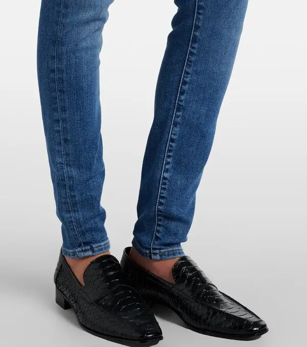 FRAME Le High Skinny Jeans - Blue