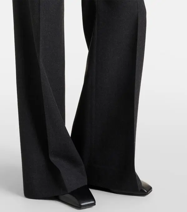 Victoria Beckham Alina Virgin Wool Flared Pants