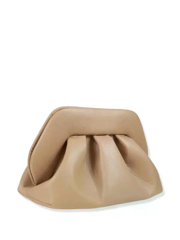 THEMOIRE Medium Ruched Clutch Bag