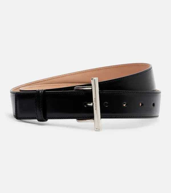 Alexander McQueen T-bar Belt - Black