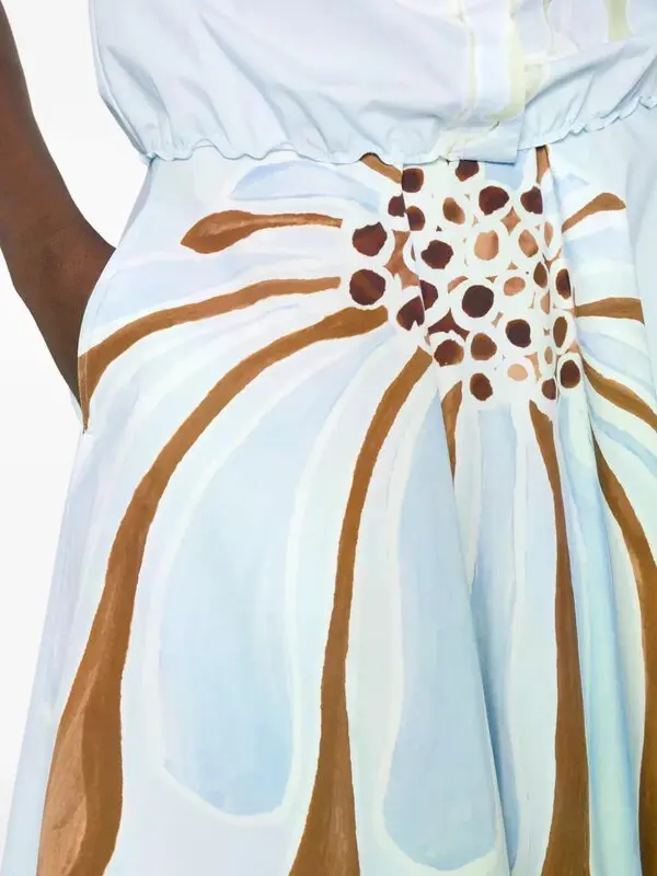 Dorothee Schumacher Floral Print Flared Midi Skirt