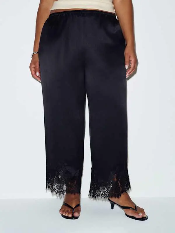 REFORMATION Carolina Silk Pant Es