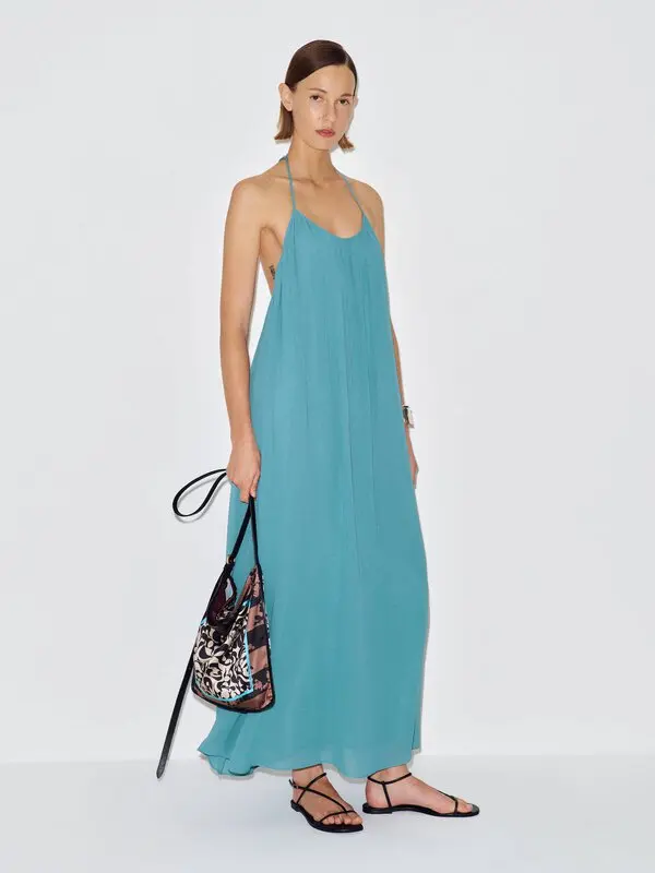 REFORMATION Fawnie Maxi Dress - Blue
