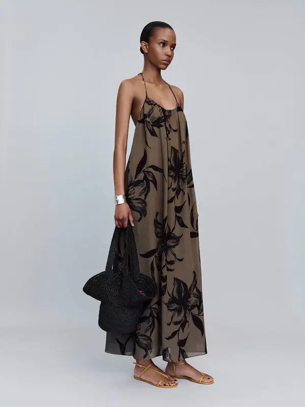 REFORMATION Fawnie Maxi Dress - Brown
