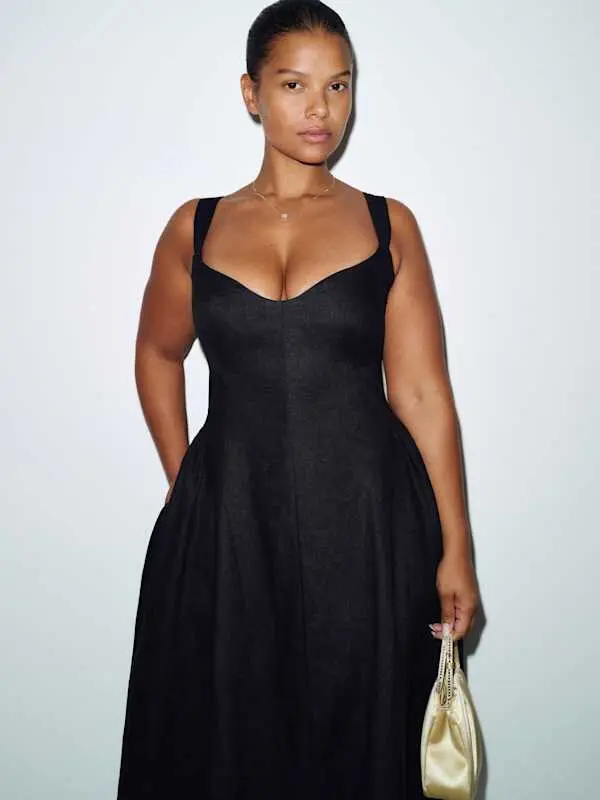 REFORMATION Birdie Linen Maxi Dress