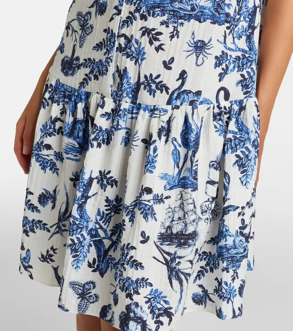 Erdem Floral Minidress - White