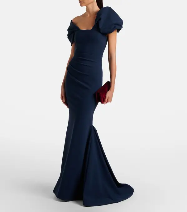 Rachel Gilbert Jade Asymmetric Gown