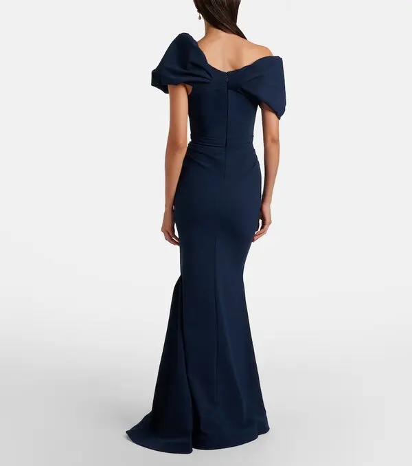 Rachel Gilbert Jade Asymmetric Gown