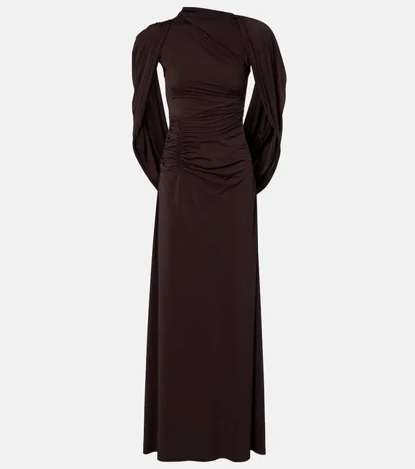 Rachel Gilbert Aether Draped Jersey Gown