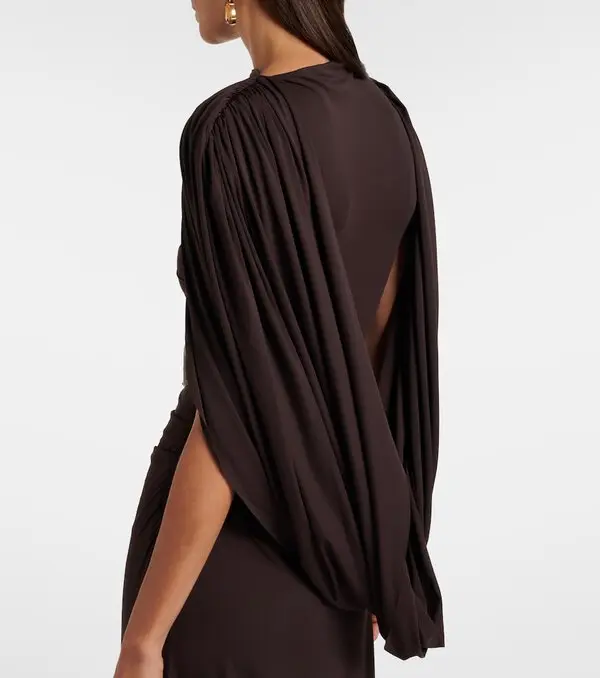 Rachel Gilbert Aether Draped Jersey Gown