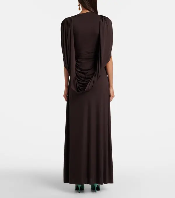 Rachel Gilbert Aether Draped Jersey Gown