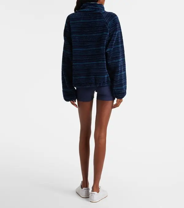 The Upside Harlow Fleece Half-zip Sweatshirt - Blue