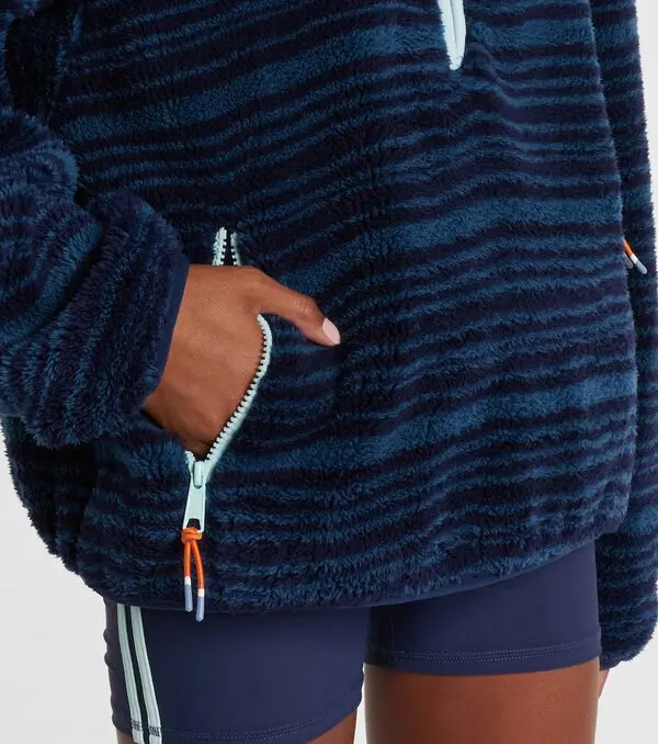 The Upside Harlow Fleece Half-zip Sweatshirt - Blue