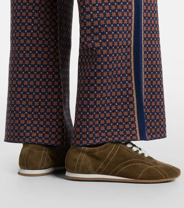 The Upside Lumiere Geometric Print Cotton-blend Sweatpants
