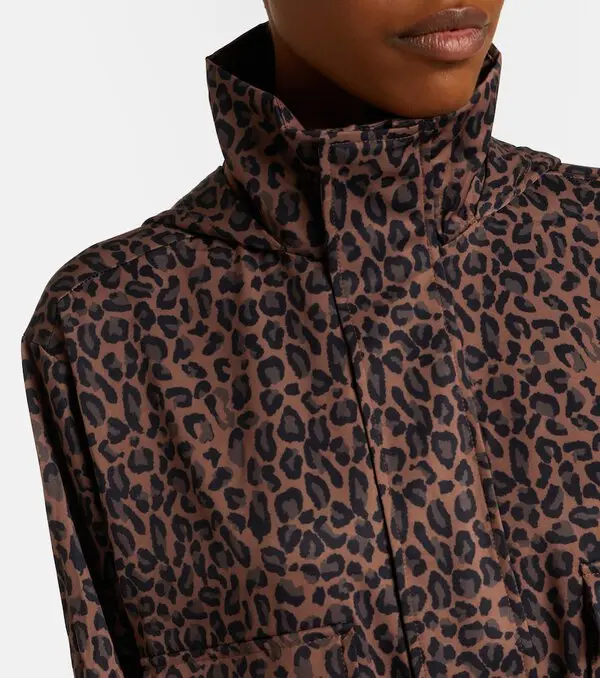 The Upside Ludlow Ace Leopard-print Track Jacket - Brown