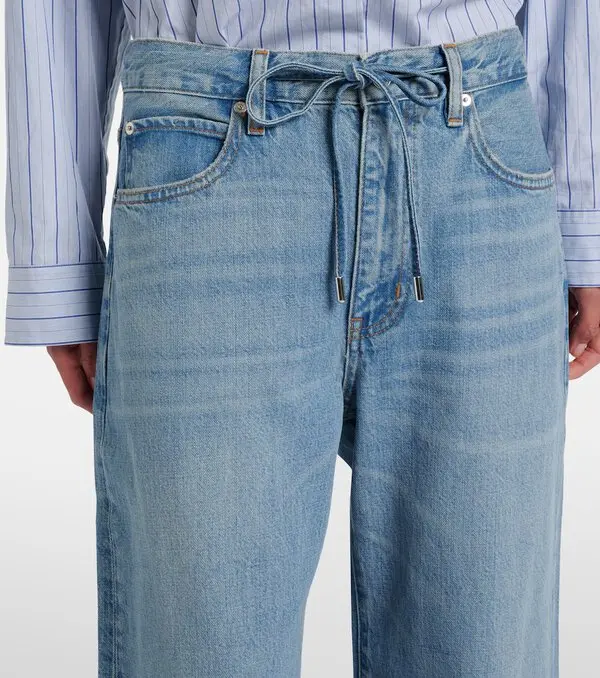 FRAME Off Duty Wide-leg Jeans - Blue