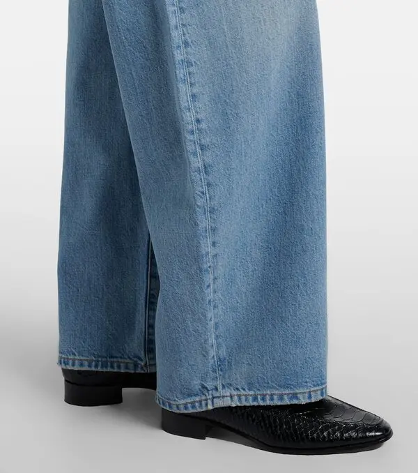 FRAME Off Duty Wide-leg Jeans - Blue