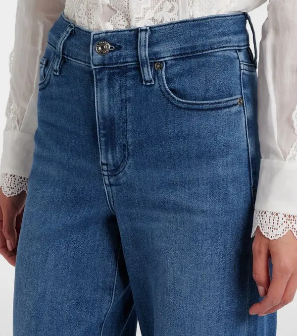 FRAME Le Slim Palazzo Wide-leg Jeans - Blue