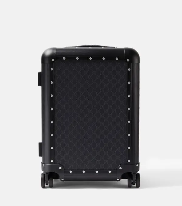 Gucci Porter Gg Canvas Carry-on Suitcase - Black