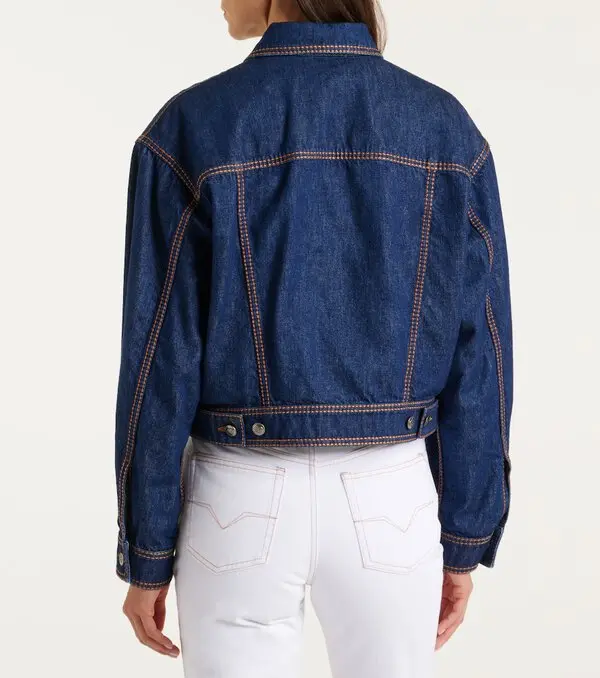 Versace Medusa Denim Jacket - Blue