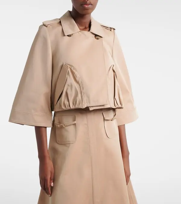 Dorothee Schumacher Cropped Double-breasted Jacket