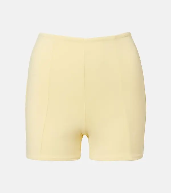 NORBA Lounge Biker Shorts - Yellow