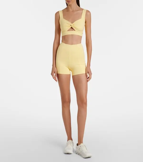 NORBA Lounge Biker Shorts - Yellow