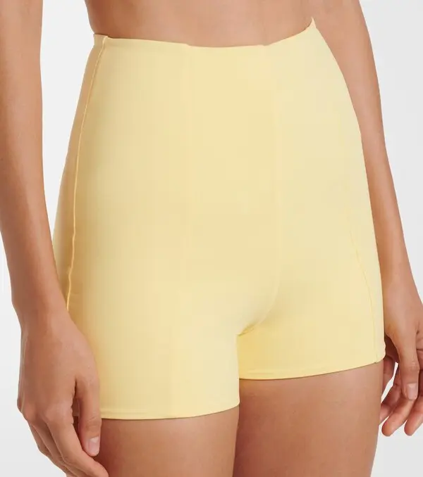 NORBA Lounge Biker Shorts - Yellow