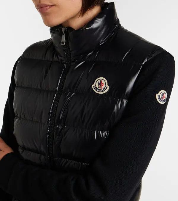 Moncler Ghany Quilted Down Vest - Black