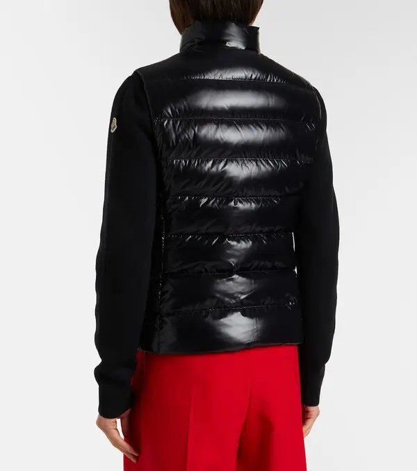 Moncler Ghany Quilted Down Vest - Black
