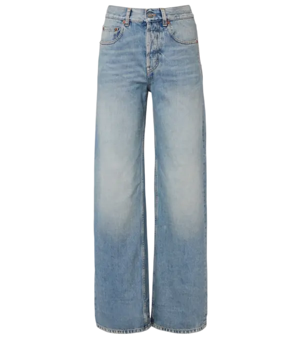 Saint Laurent Neo '90s Wide-leg Jeans - Blue