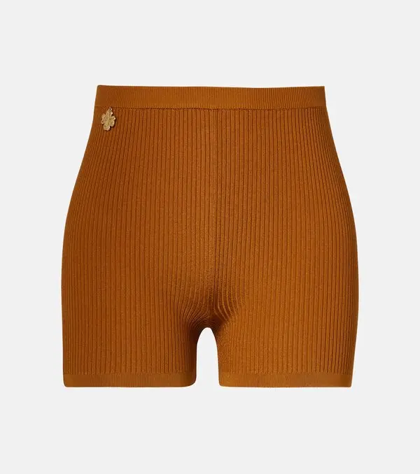 Saint Laurent Ribbed-knit Shorts