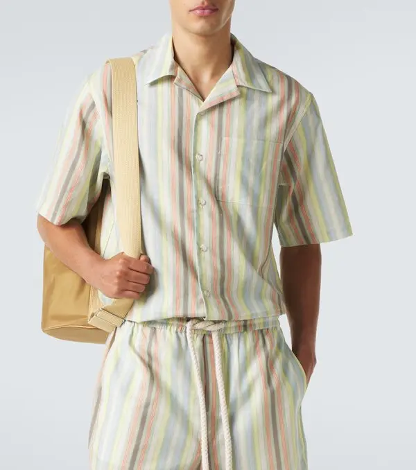 Commas Striped Linen Shirt