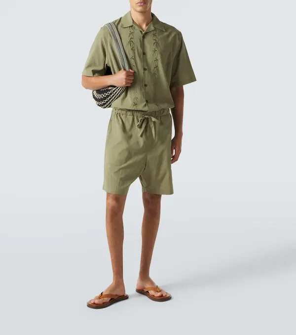 Commas Name Mid-rise Shorts