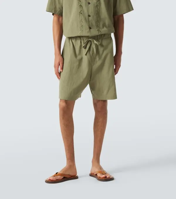Commas Name Mid-rise Shorts