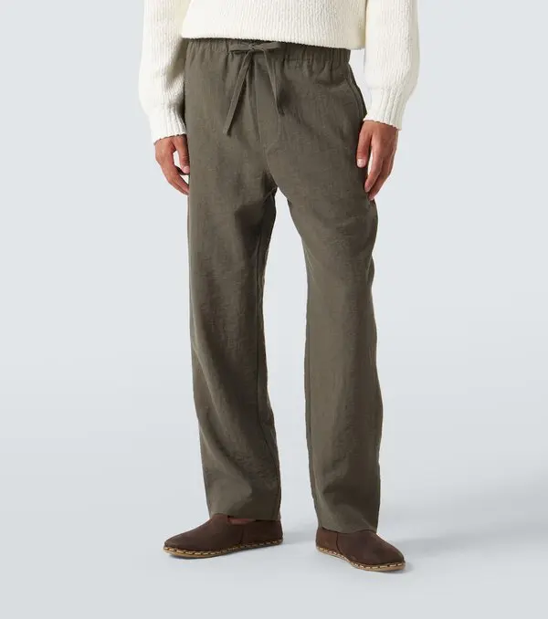 Commas Name Straight Pants