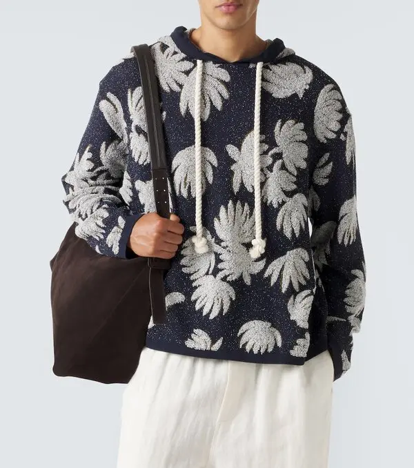 Commas Jacquard Terry Hoodie