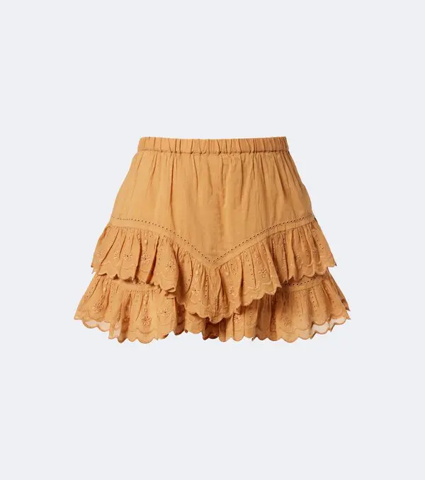 MARANT ETOILE Cotton Shorts - Beige