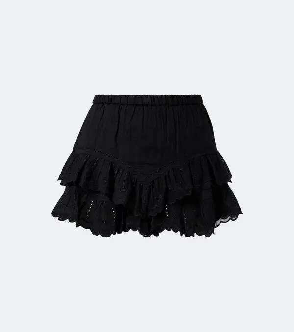 MARANT ETOILE Cotton Shorts - Black