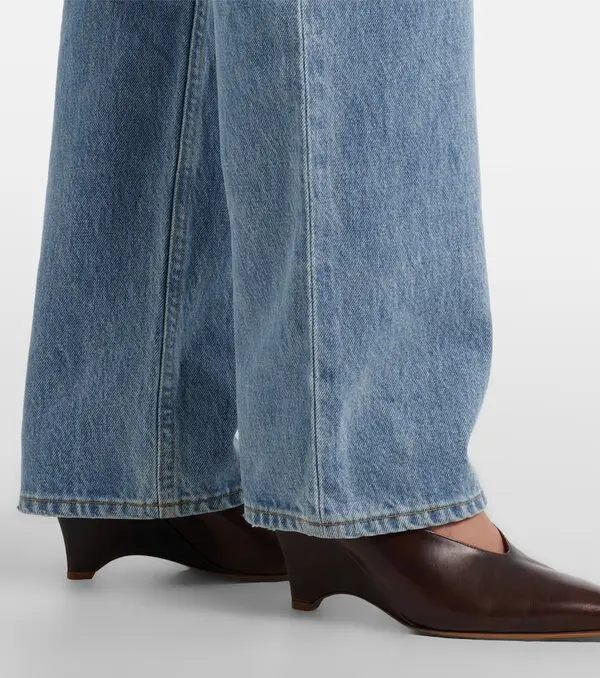 AGOLDE Kelly Straight Jeans In Vint Tint Ind - Blue