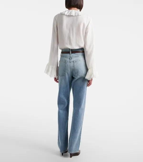 AGOLDE Kelly Straight Jeans In Vint Tint Ind - Blue