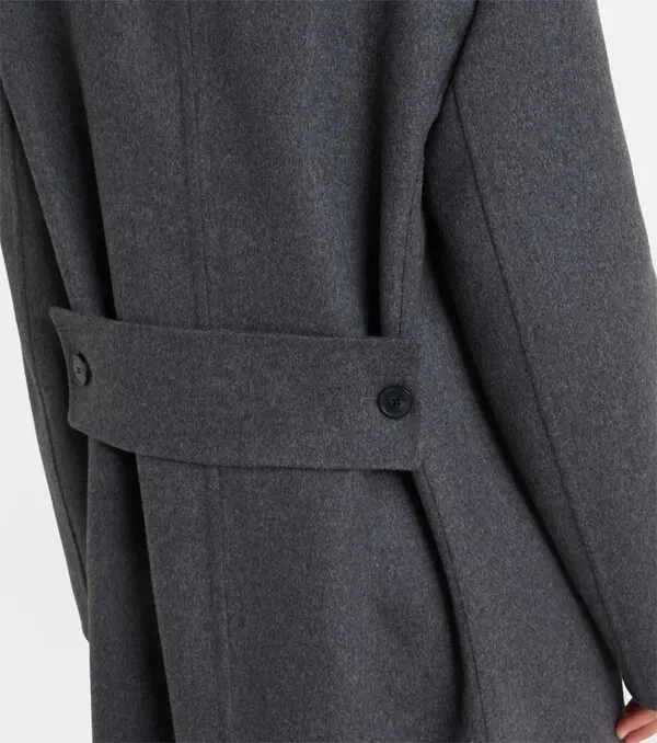 Victoria Beckham Double-breasted Wool-blend Coat