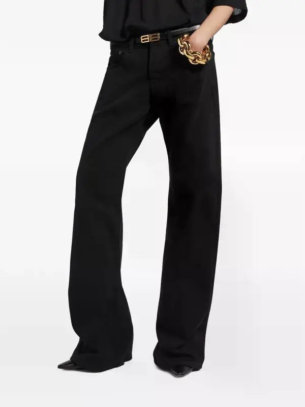 Balenciaga Relaxed-fit Wide-leg Jeans