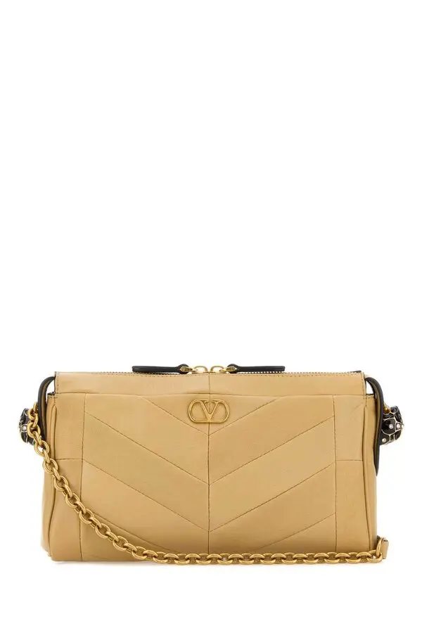 Valentino Garavani Nappa Leather Crossbody Bag - Brown