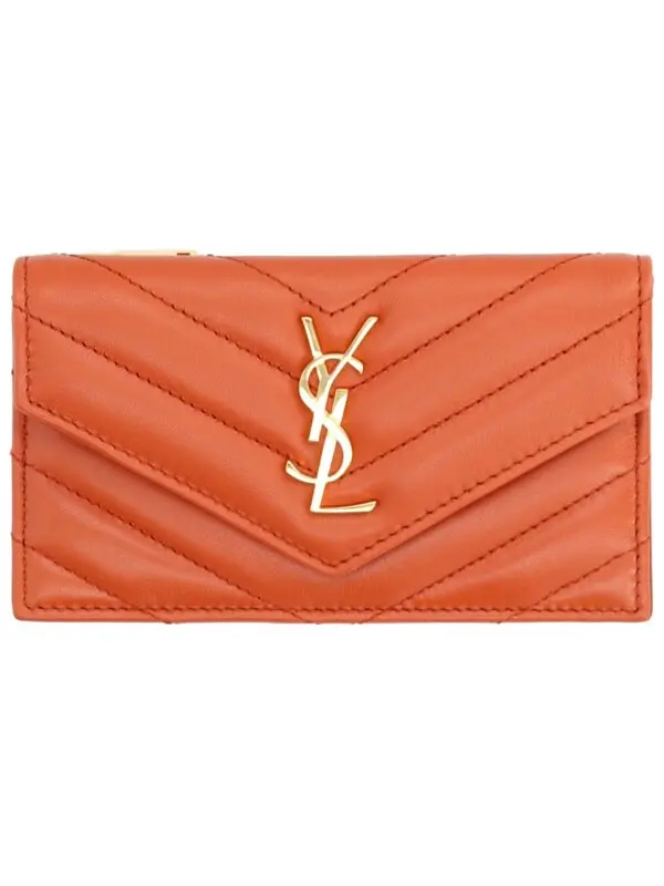 Saint Laurent Card Holder Cassandras - Red