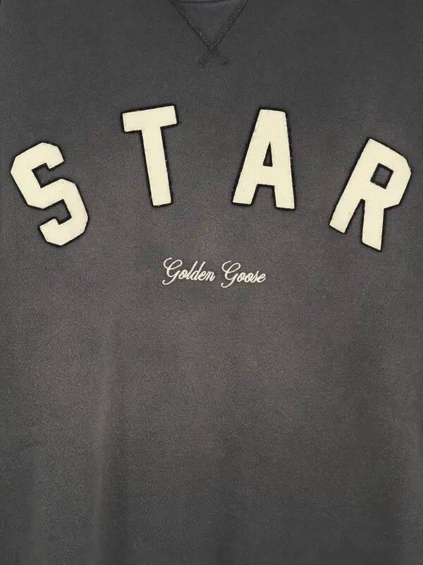 GOLDEN GOOSE Cotton Sweatshirt With Front Logo