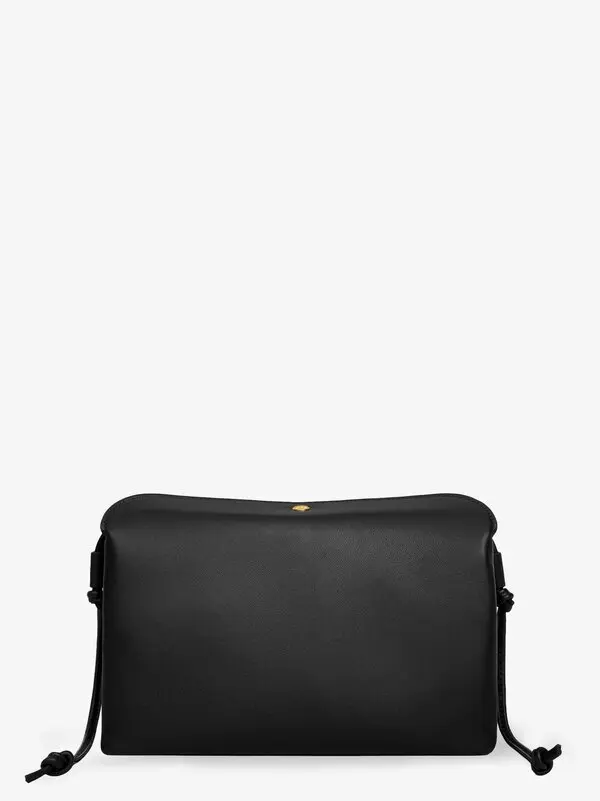 Celine Trio Leather Crossbody Bag - Black