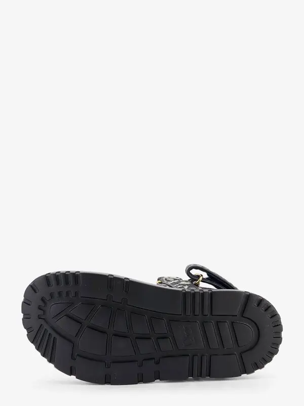 Dior Oblique Jacquard Fabric Sandals - Multicolor