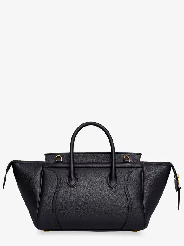 Celine Luggage Leather Crossbody Bag - Black