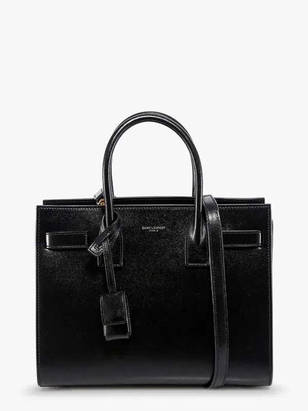 Saint Laurent Baby Sac De Jour Leather Handbag With Padlock - Multicolor